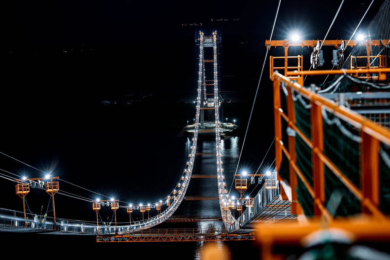 Largest Suspension Bridge in Romania is Open - 3 Seas Europe